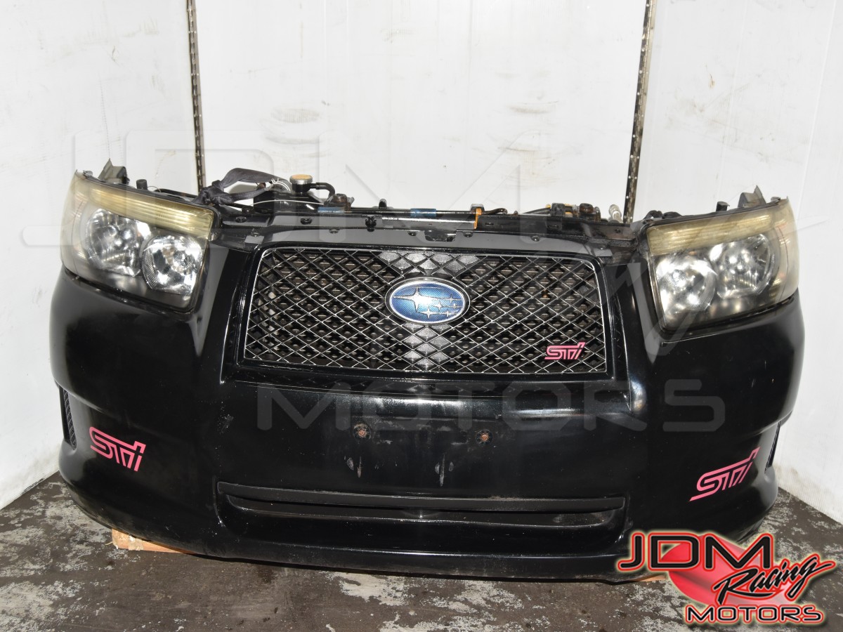 JDM SG9 2006-2008 Black Forester STi Nose Cut with, Bumper Covers ...